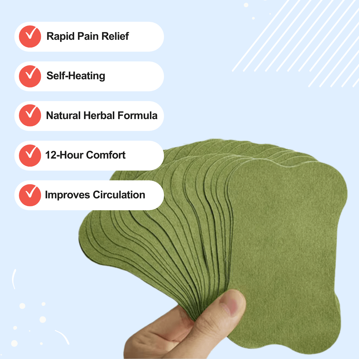 EliteRelief™ Deep Relief Patches